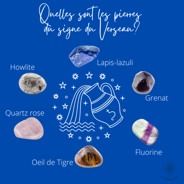 Quelles pierres pour le signe du Verseau ? - La Belle Bobo